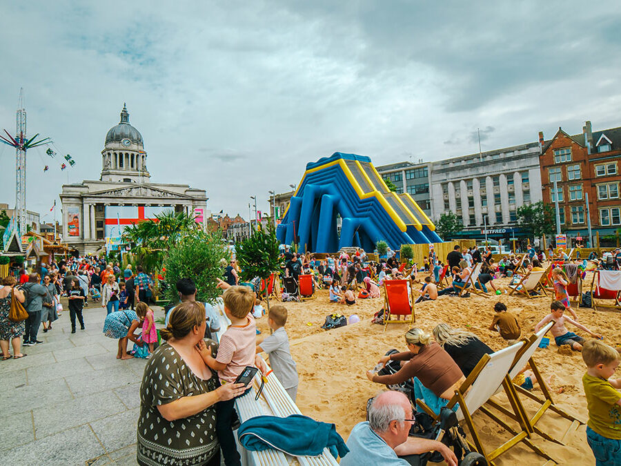 Nottingham Beach 2025; City-by-the-sea! Open 16th July 2025!